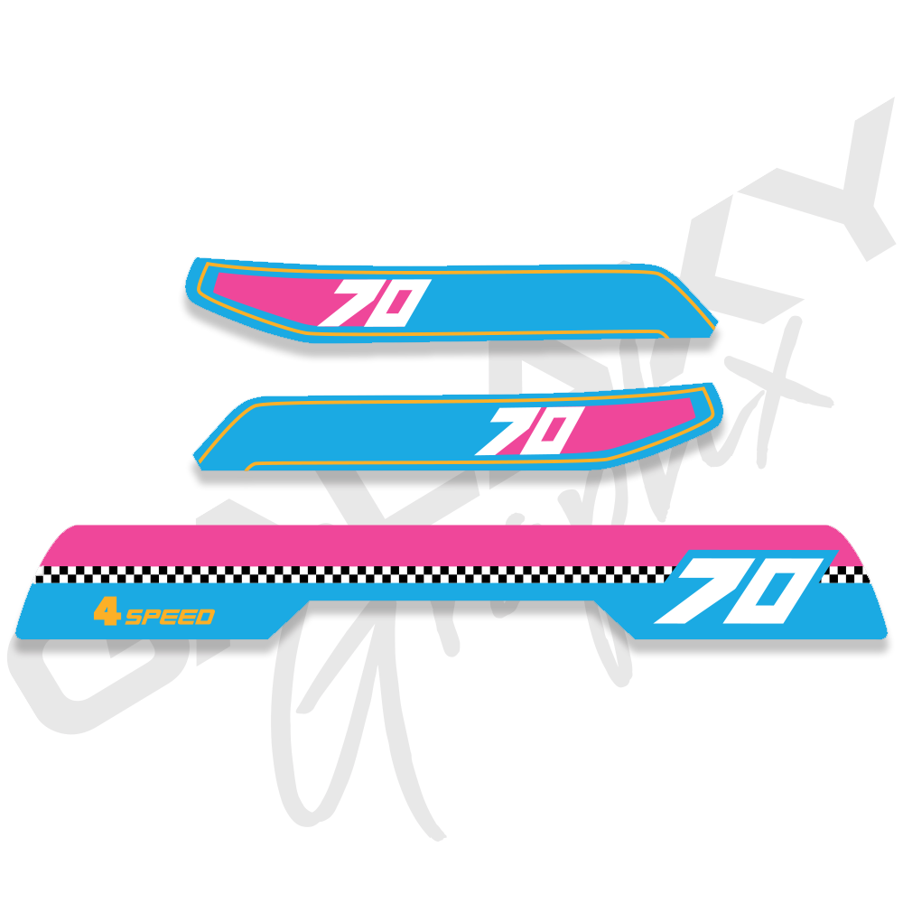 1982 ATC70 SUMMER SERIES Premium Decal Graphics Kit Aqua – GalaxyGraphx