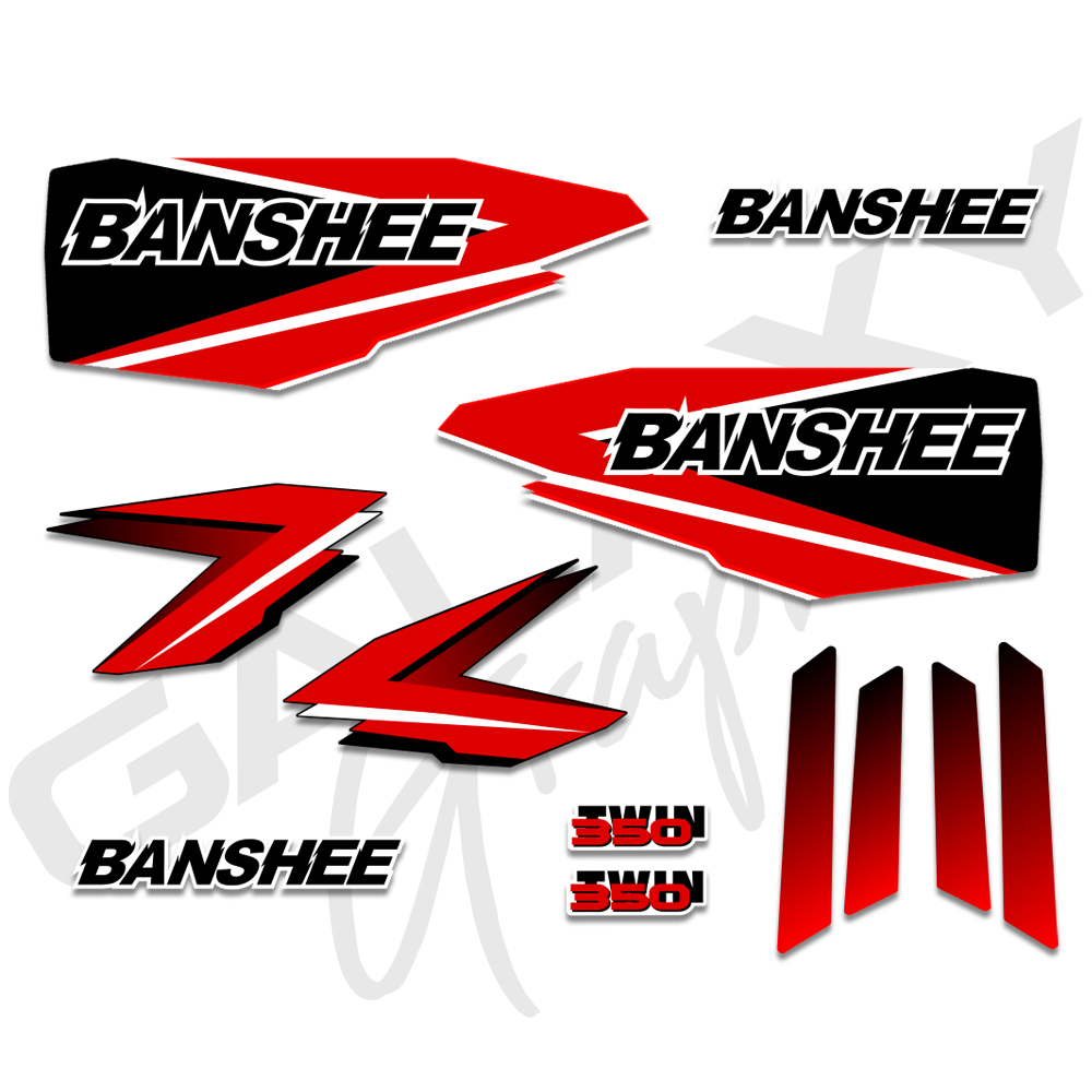 1998 Yamaha Banshee Decal Graphics Kit – GalaxyGraphx