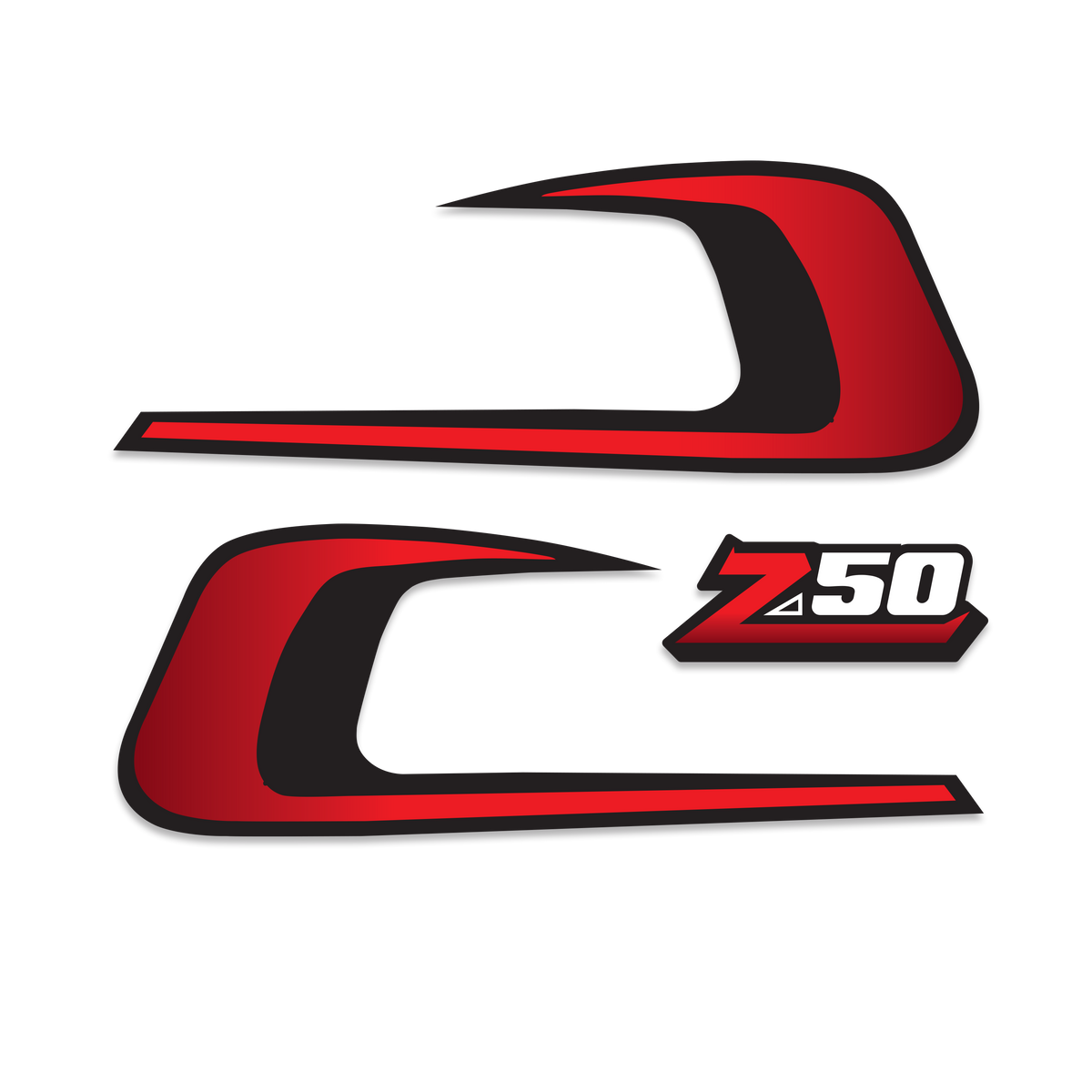 1974-1975 Z50A K6 Graphics Decal Kit - Assorted Colors – GalaxyGraphx