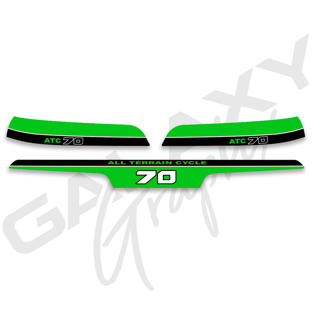 1980 ATC 70 Graphics Kit - Assorted Colors – GalaxyGraphx
