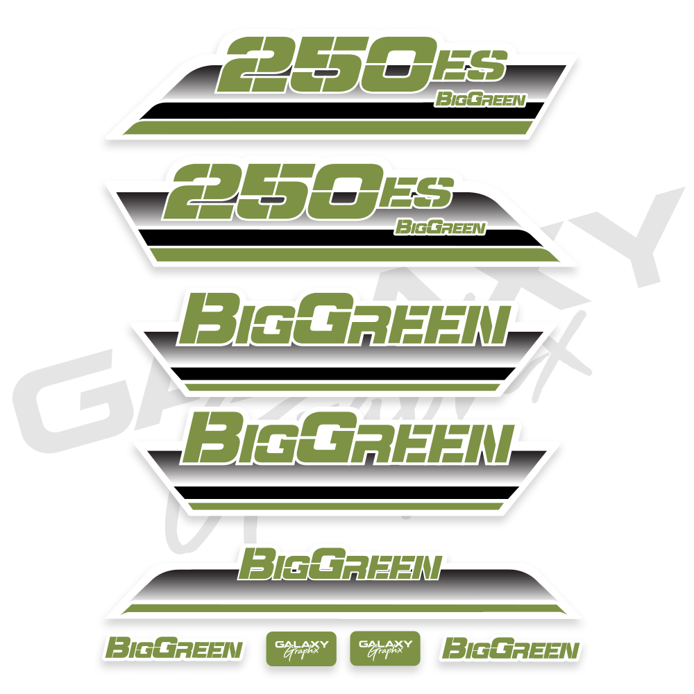 1985 Big Green 250ES Big Red Decal Graphics Kit - Assorted Colors ...