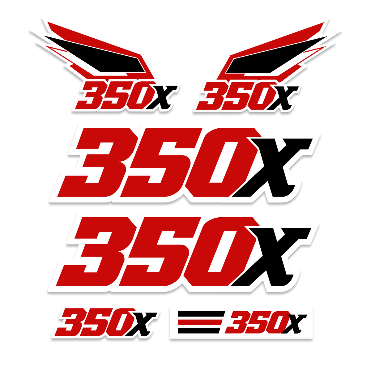 1986 ATC 350x Decal Graphics Kit - Assorted Colors – GalaxyGraphx
