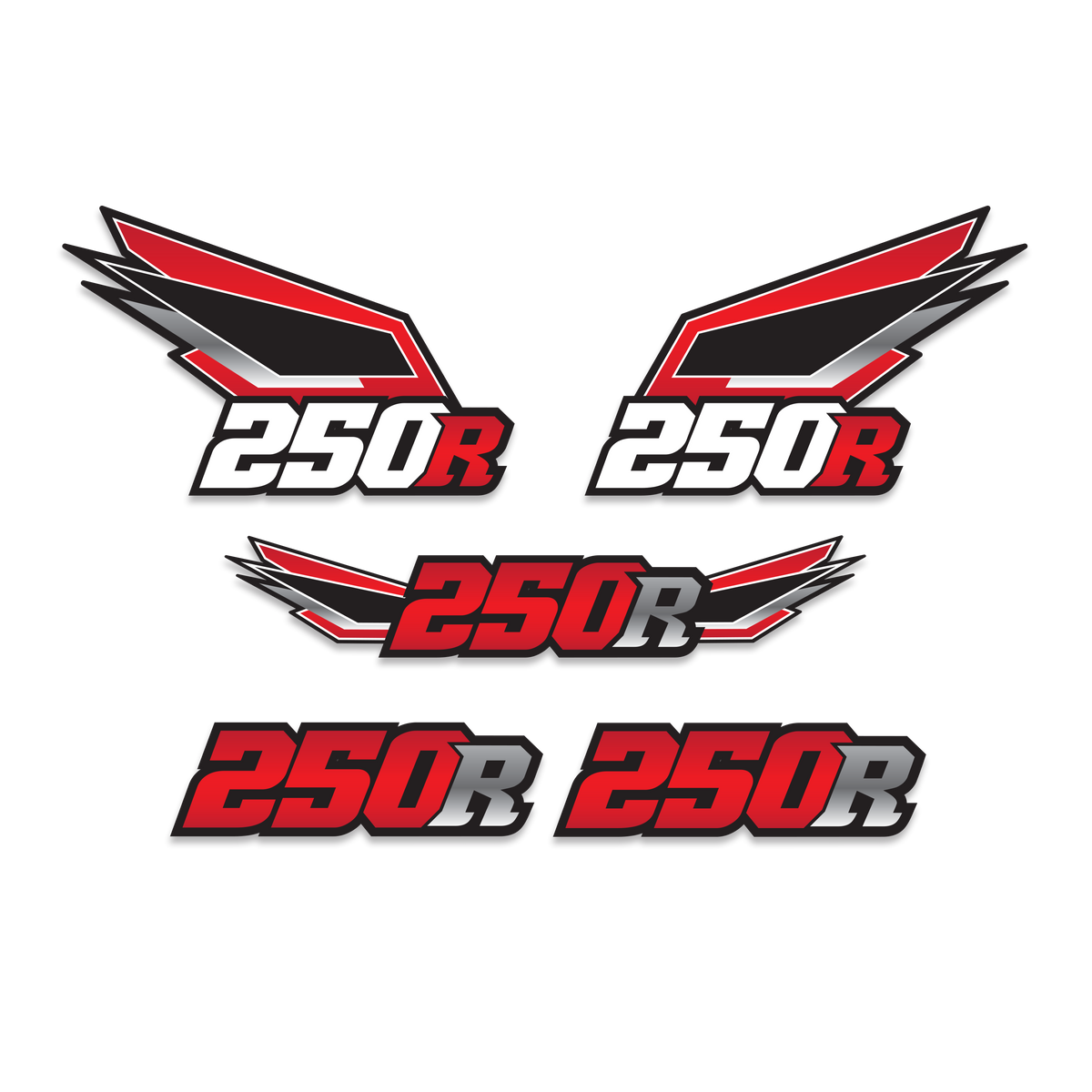 1986 ATC 250R Strike Decal Graphics Kit - Assorted Colors – GalaxyGraphx