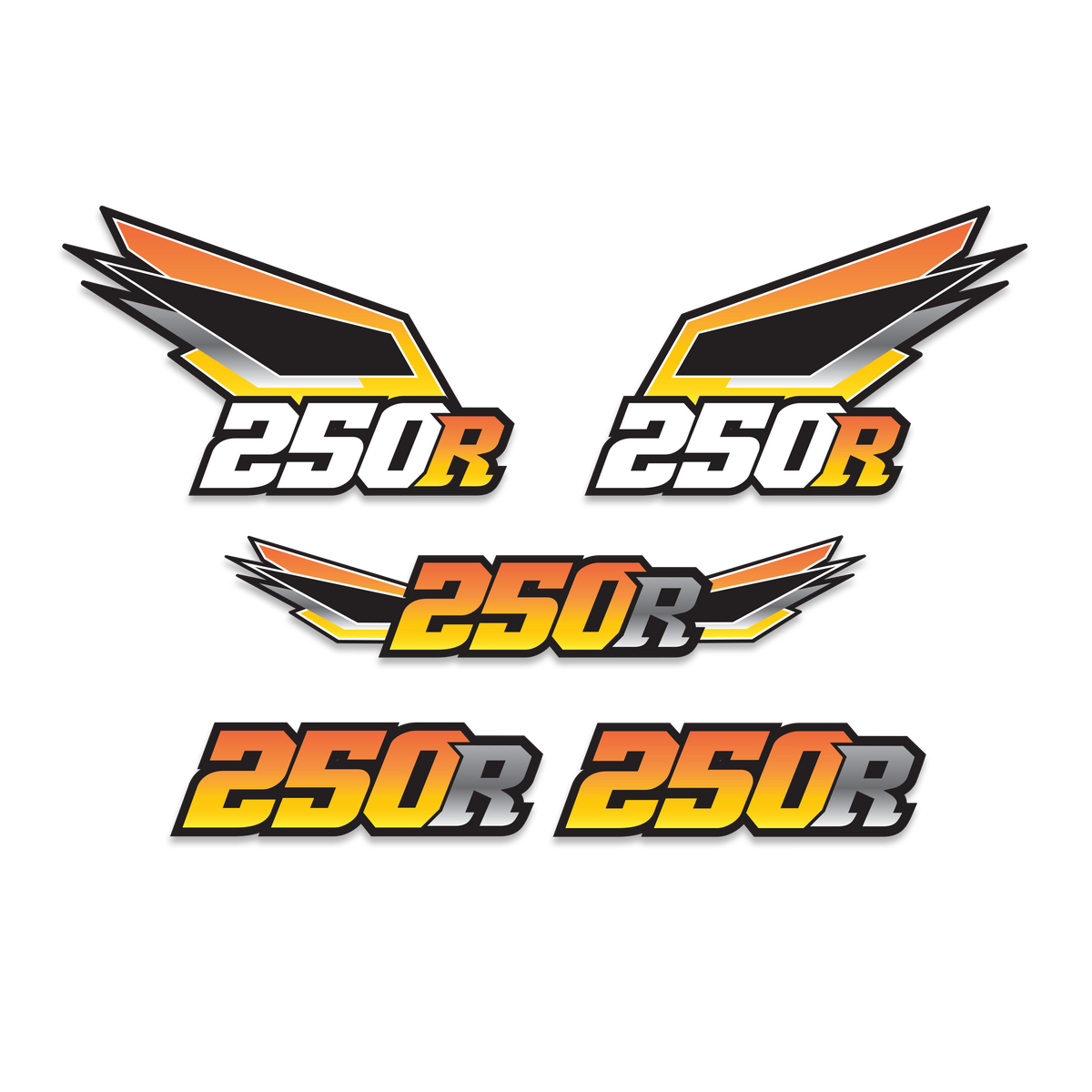 1986 ATC 250R Strike Decal Graphics Kit - Assorted Colors – GalaxyGraphx