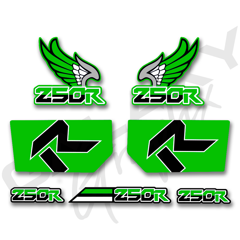 1986 ATC 250R "R" Complete Decal Graphics Kit - Assorted Colors ...