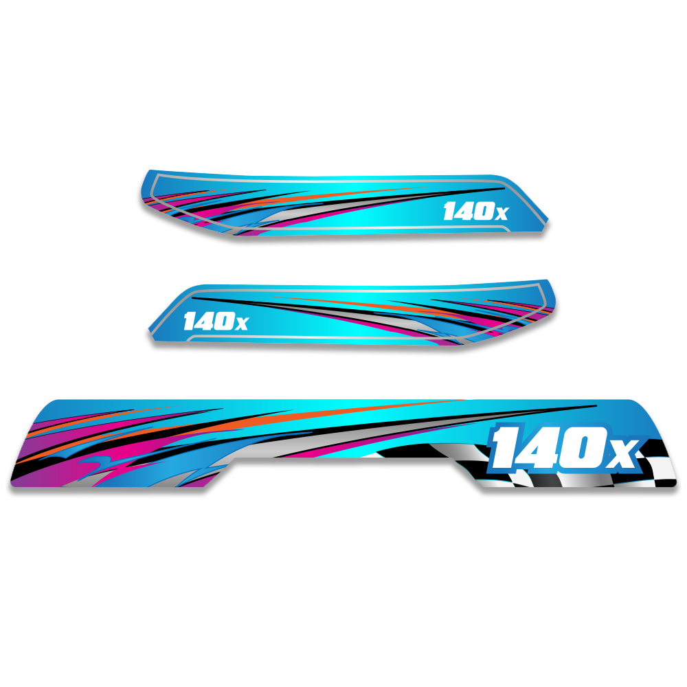1982 DELUXE Premium 1982 ATC70 Graphics Kit - Aqua – GalaxyGraphx