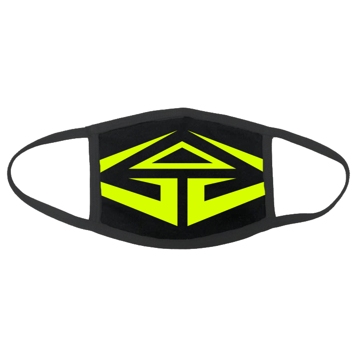 GG Black Neon Green FACE MASK – GalaxyGraphx
