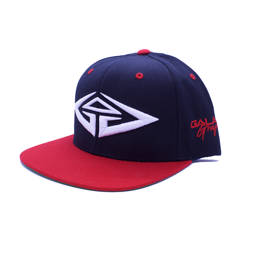 GG Black and Red Snapback Hat – GalaxyGraphx
