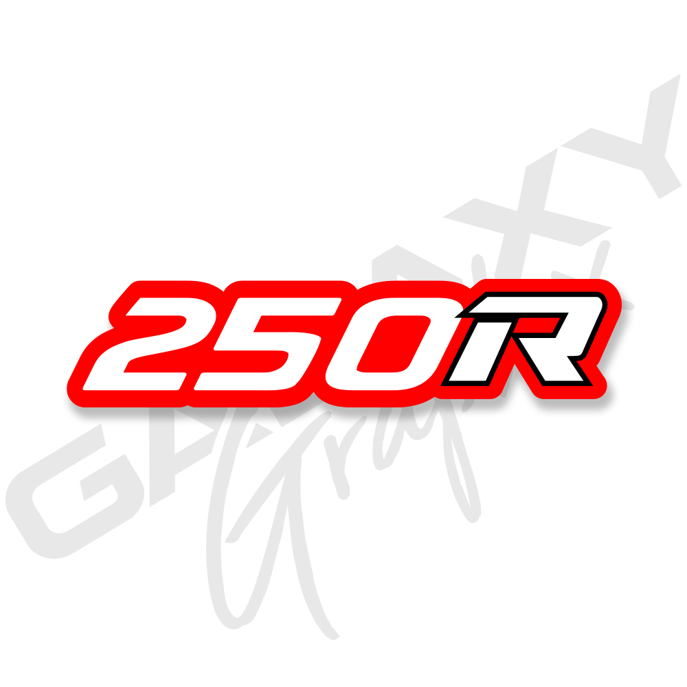 TRX 250R Original Color Premium Vinyl Decal Slap Up Sticker – GalaxyGraphx