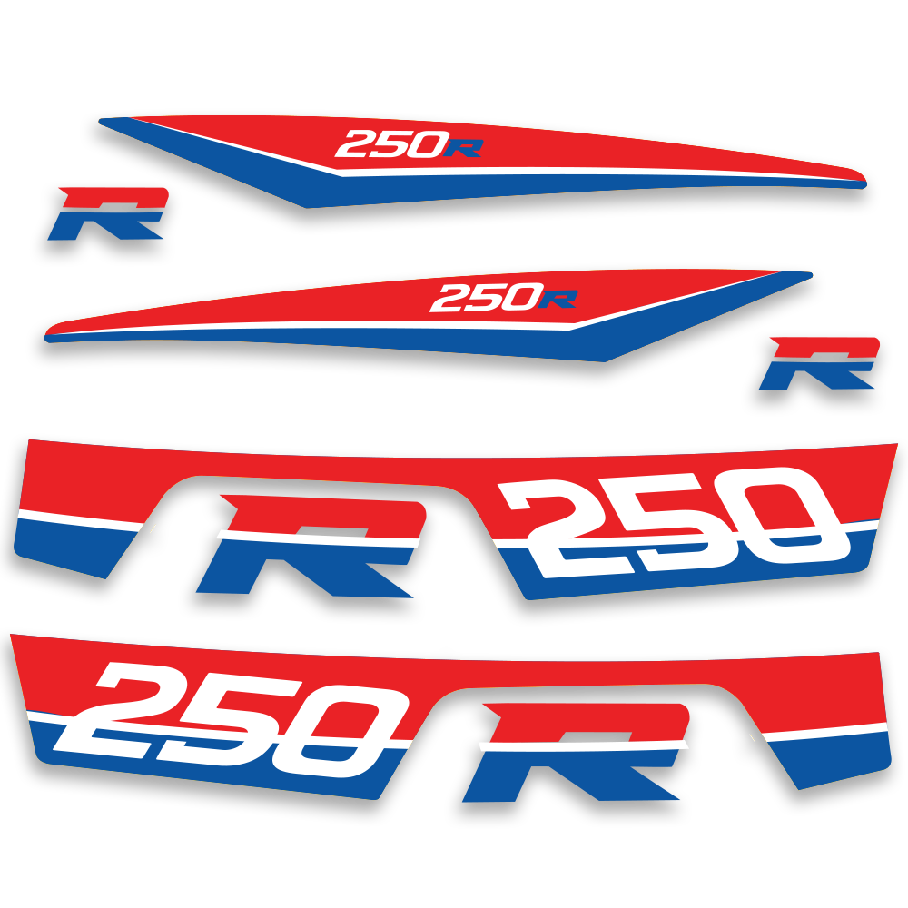 1986 TRX 250R Decal Graphics Kit - Assorted Colors – GalaxyGraphx